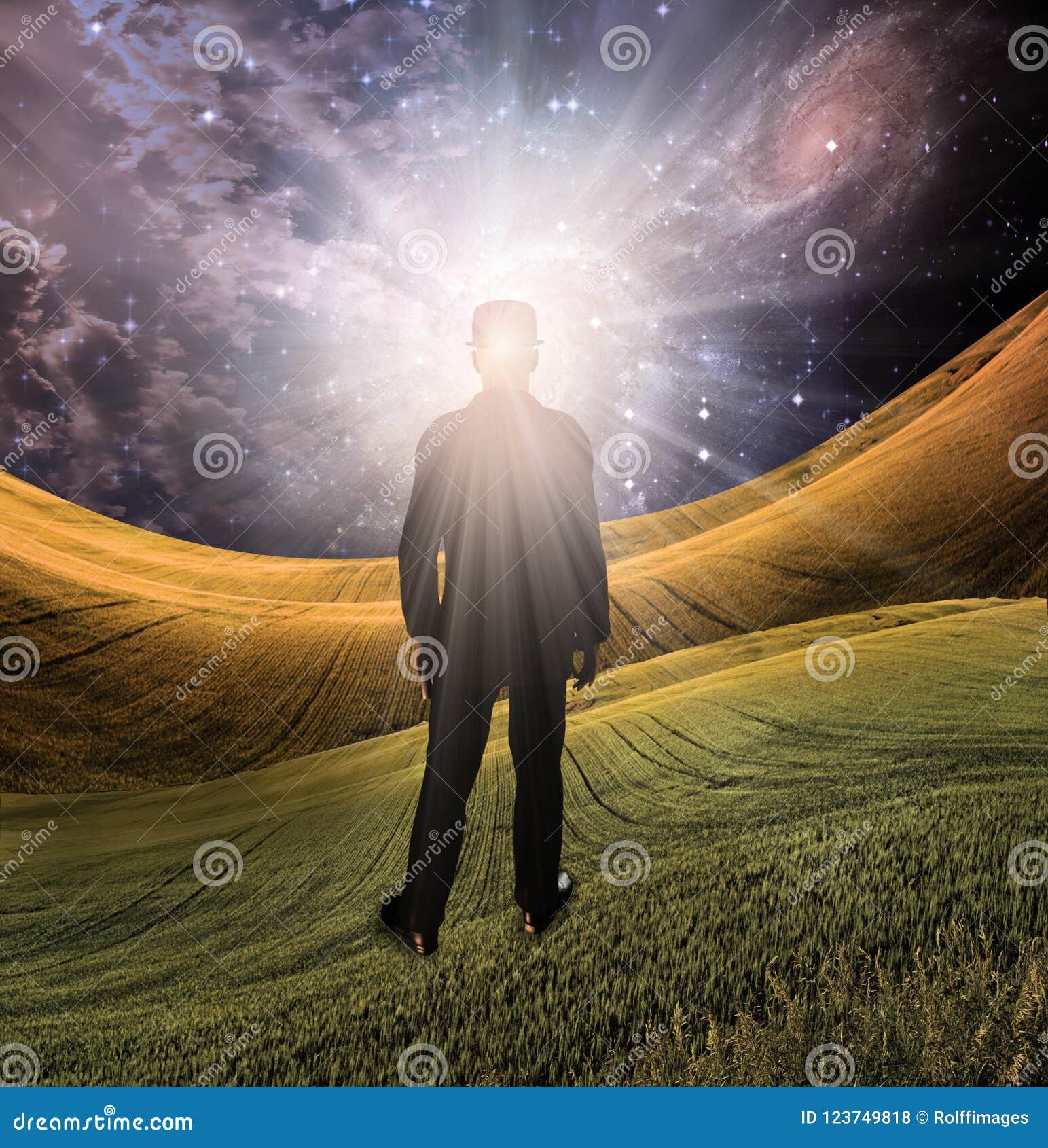 Explosion of imagination stock photo. Image of concept - 123749818