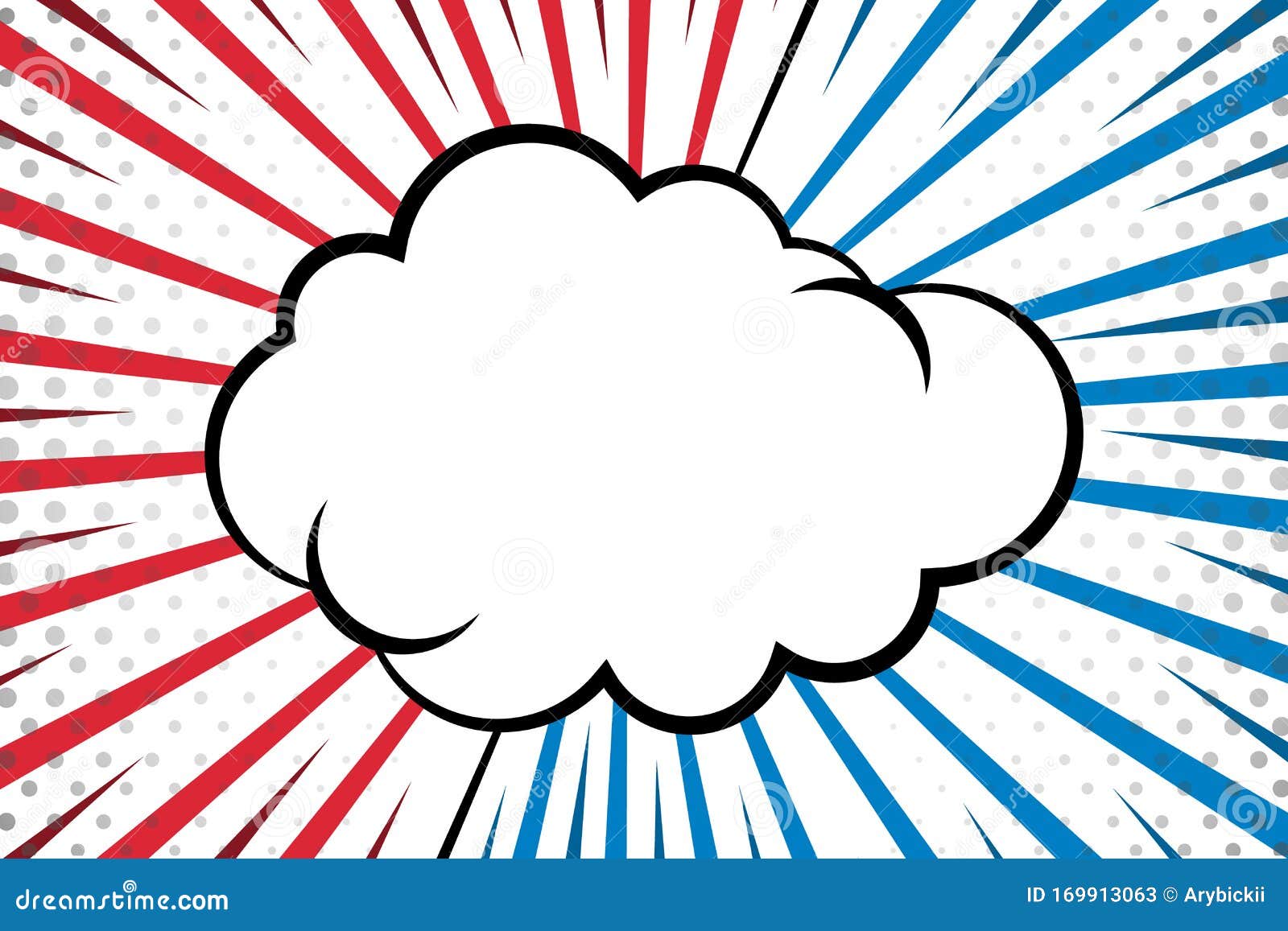 Explosion, Isolated Retro Style Comic Book Background. Vector Stock ...