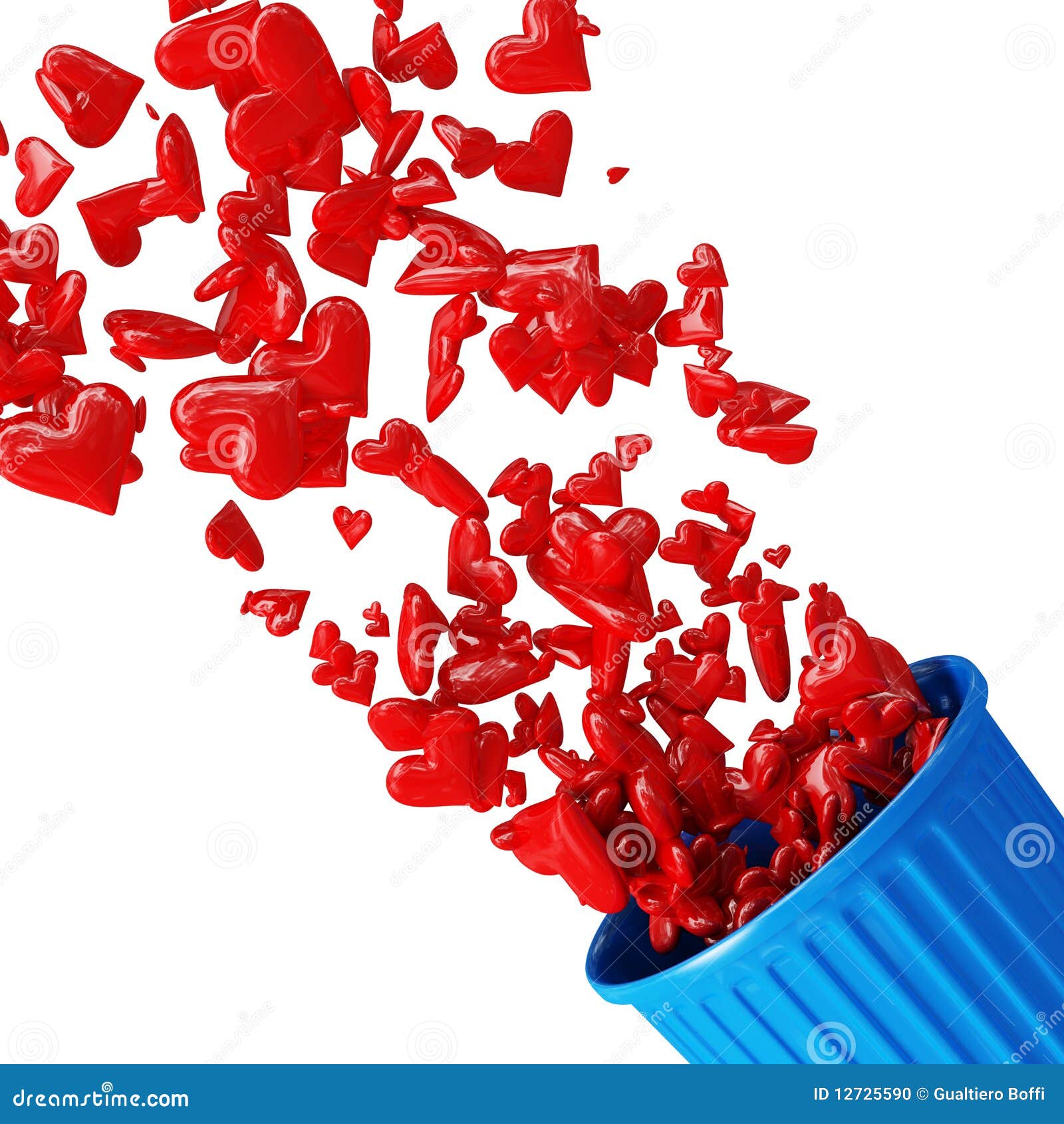 Explosion of love stock illustration. Illustration of isolated - 12725590