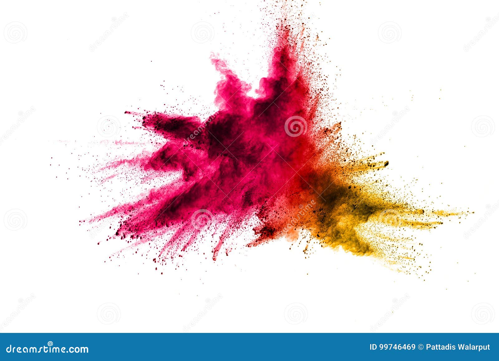 Explosion of Multi Colored Powder Stock Image - Image of colored ...