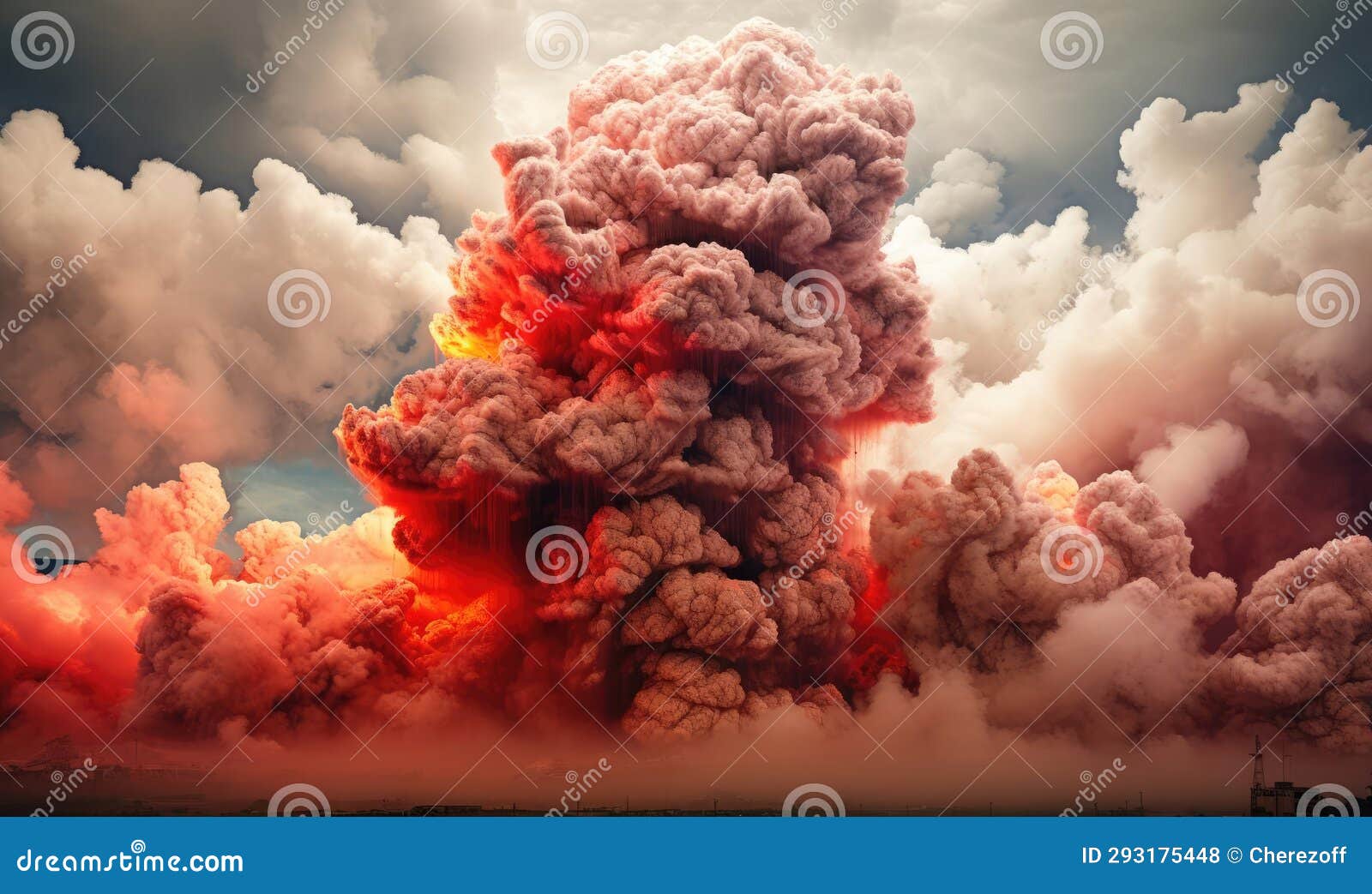 Explosion in the City at Night Stock Photo - Image of blue, cityscape ...