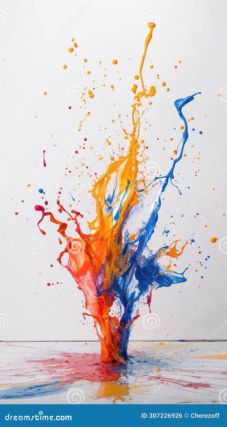 Explosion of paint stock photo. Image of abstract, powder - 307226926