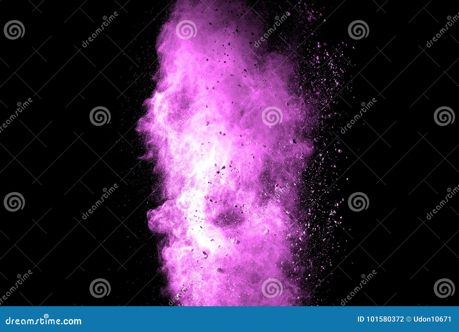 Explosion of pink dust stock photo. Image of explosive - 101580372