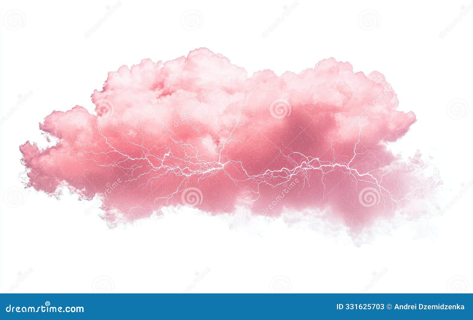 The Explosion of a Pink Nuke on a Transparent Background is Isolated ...