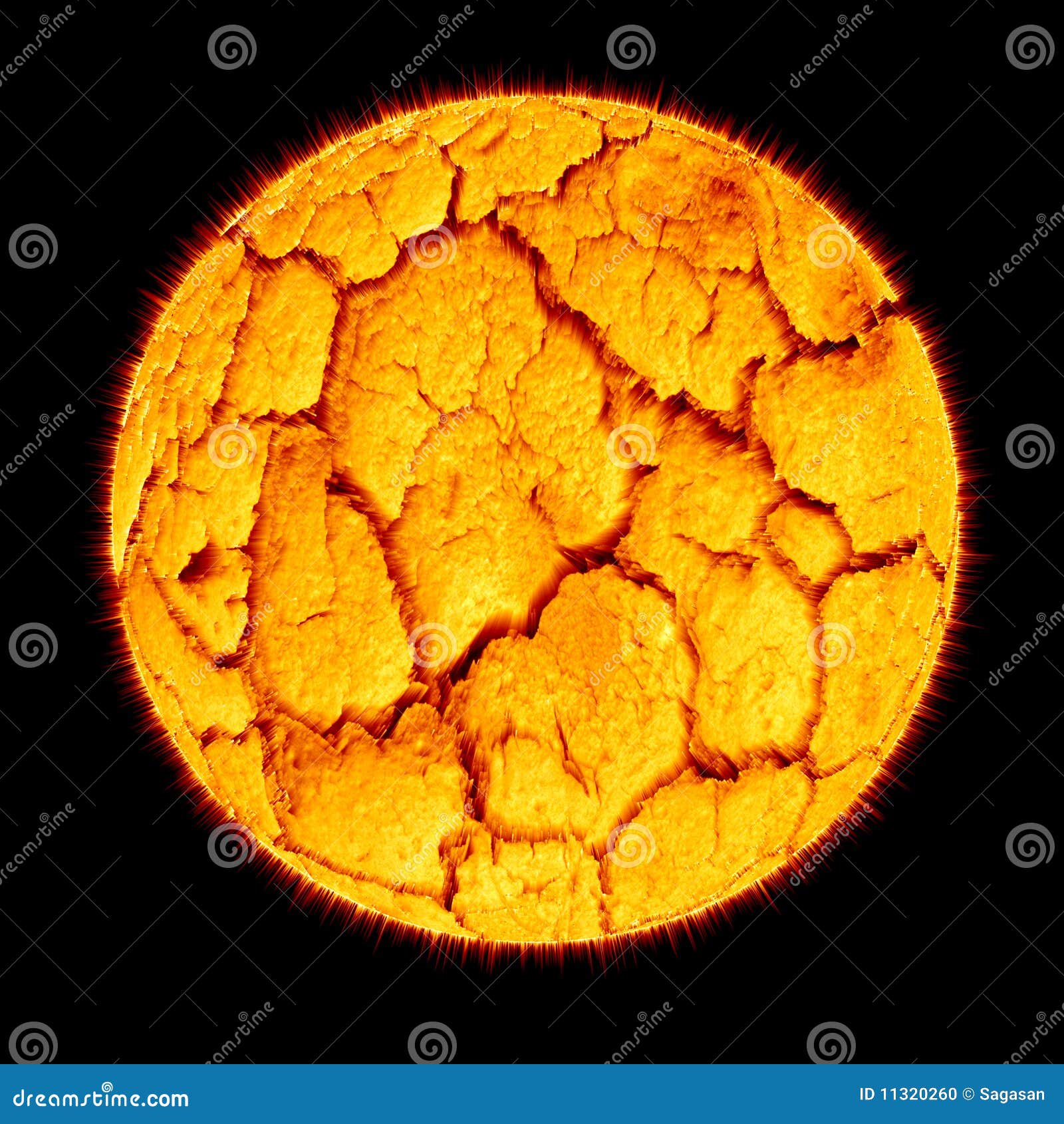 Explosion of planet stock illustration. Illustration of space - 11320260