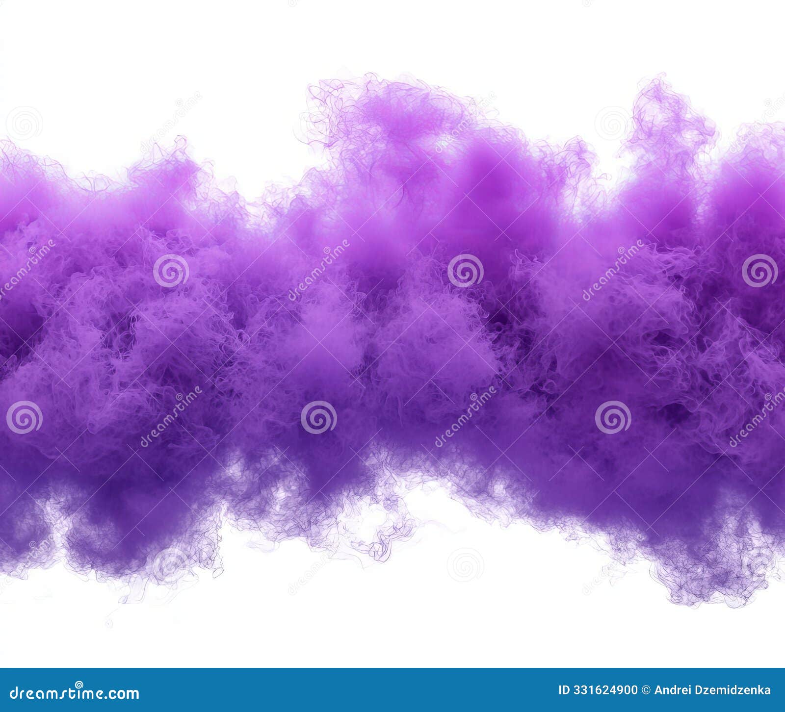 An Explosion of Purple Smoke on a Transparent Background. Stock Photo ...