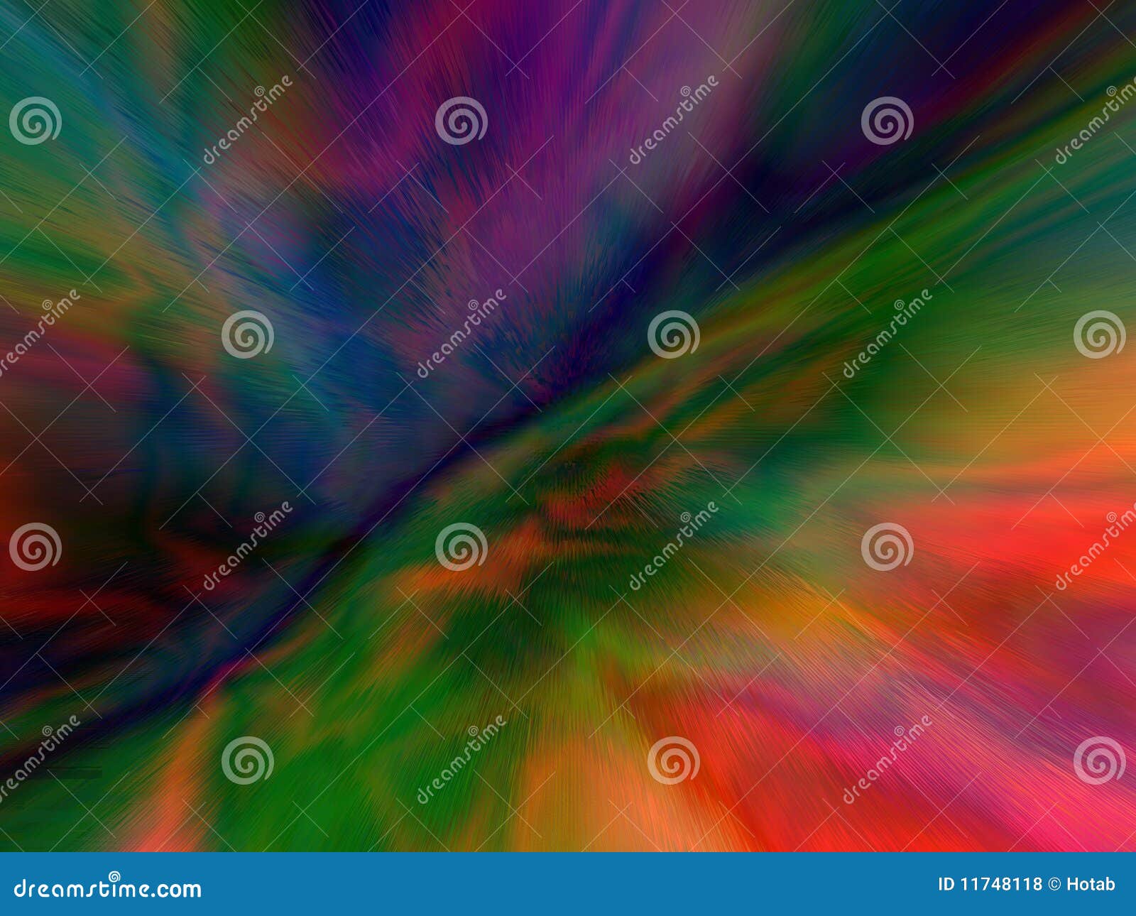 Explosion of the rainbow stock illustration. Illustration of green ...