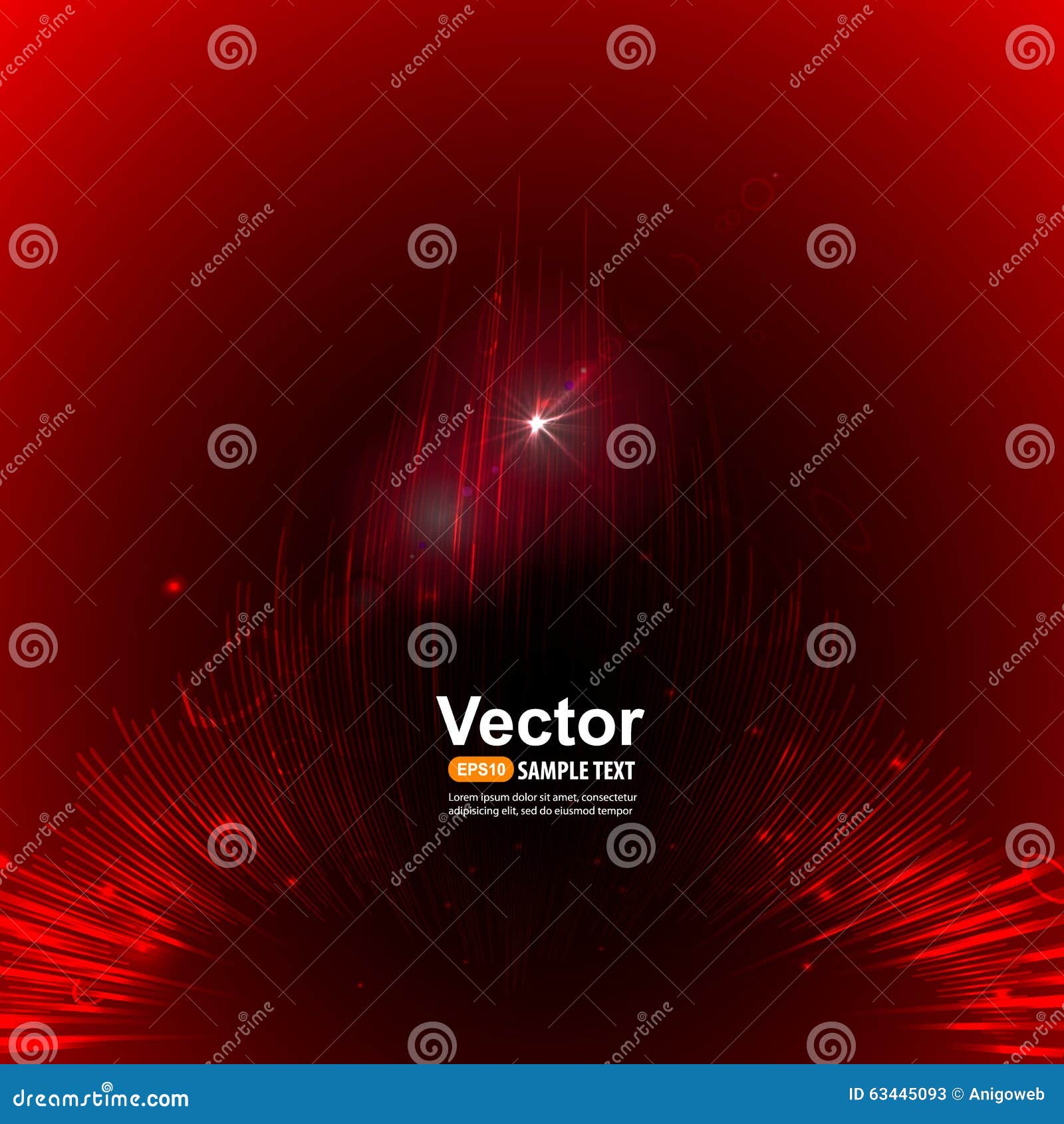 Explosion with red rays stock vector. Illustration of analyzer - 63445093