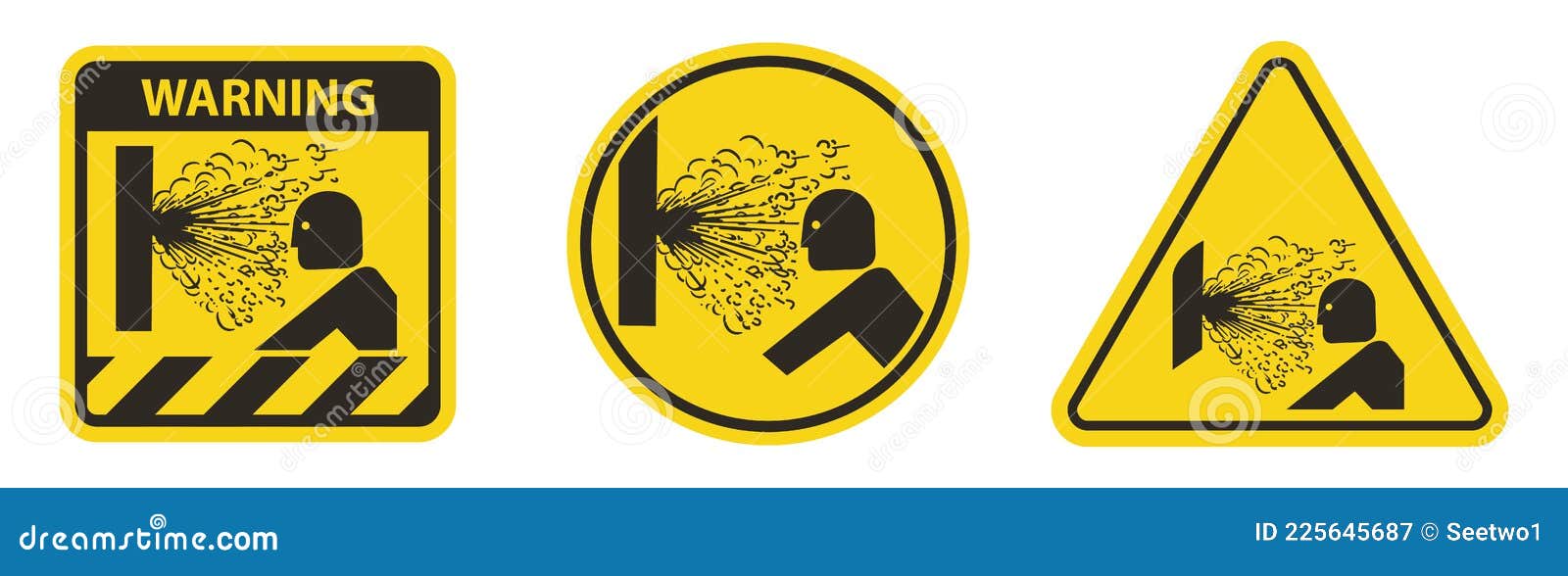 Explosion Release of Pressure Symbol Sign Isolate on White Background ...