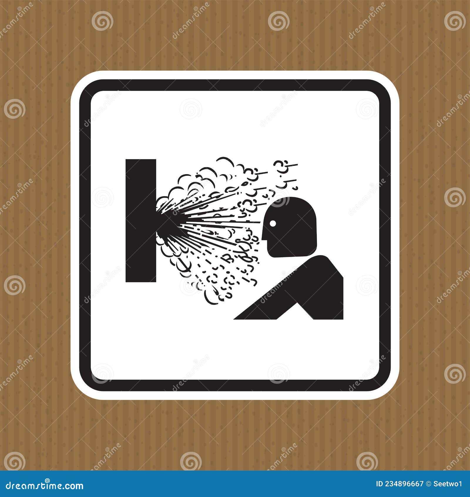 Explosion Release of Pressure Symbol Sign Isolate on White Background ...