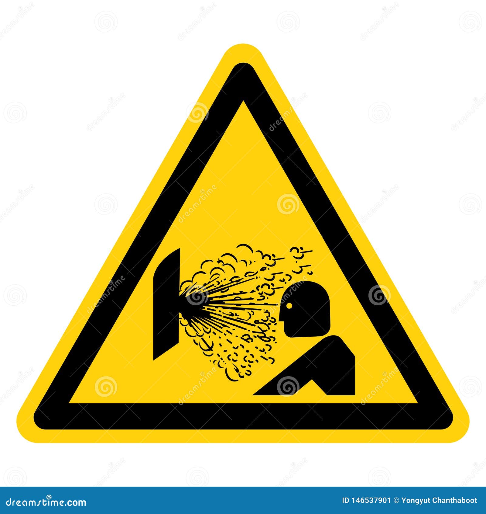 Explosion Release Of Pressure Symbol Sign, Vector Illustration, Isolate ...