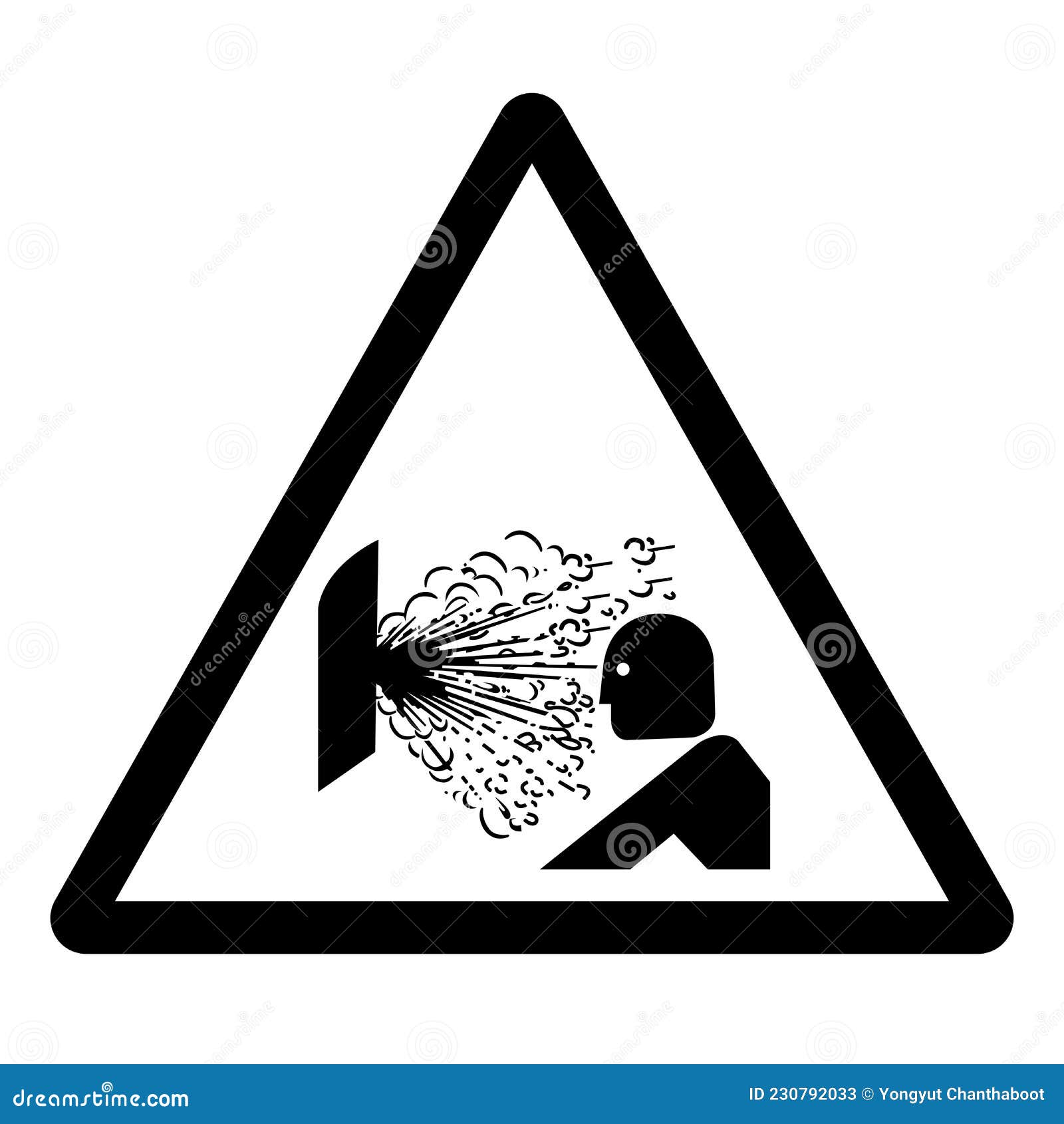 Explosion Release Of Pressure Symbol Sign, Vector Illustration, Isolate ...