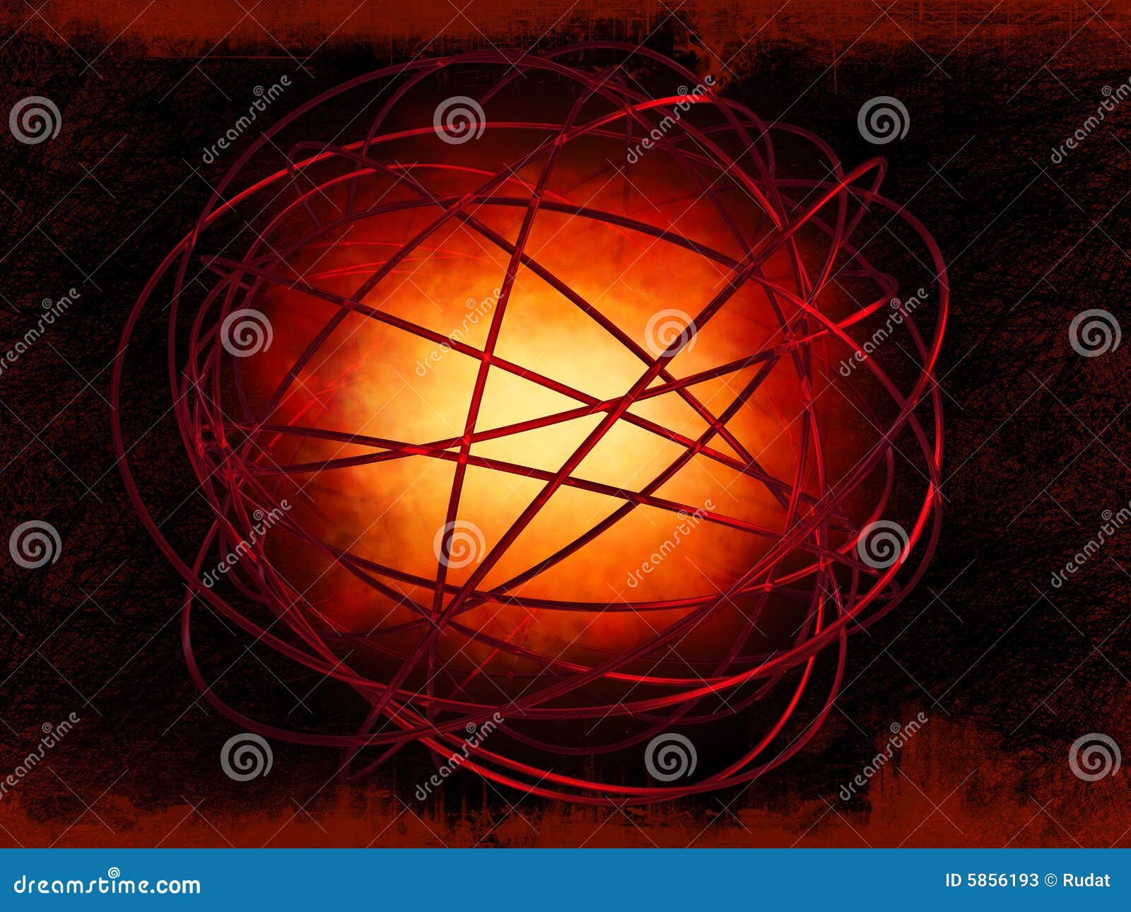 Explosion rouge illustration stock. Illustration du explosion - 5856193