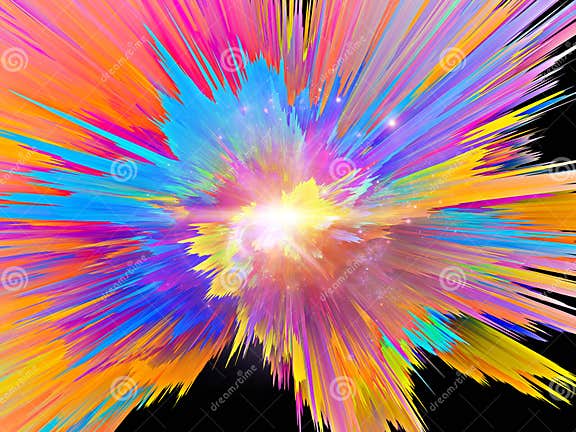 Color Burst stock illustration. Illustration of concept - 111817953