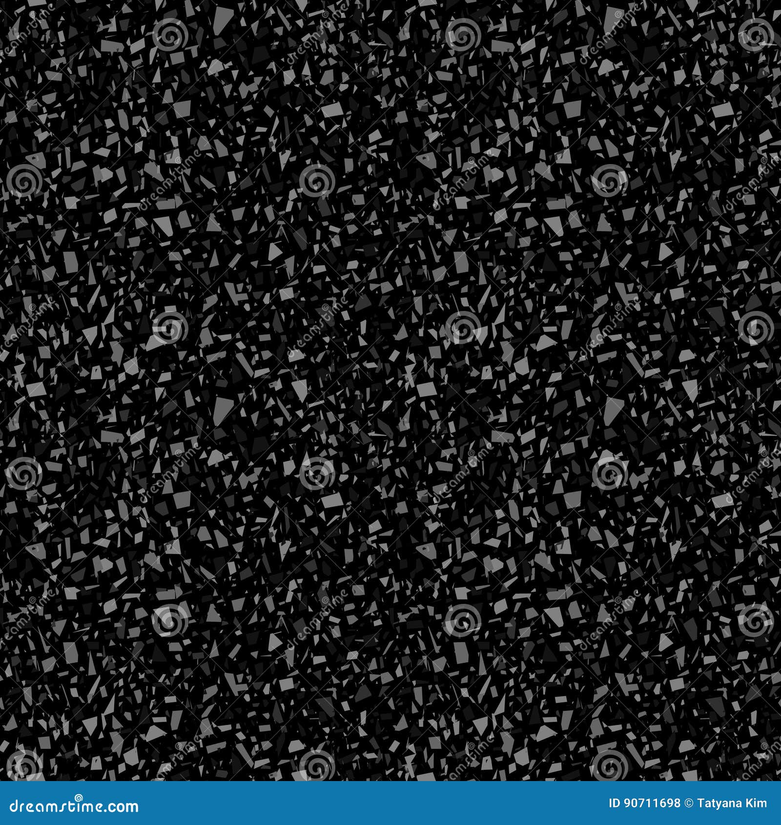 Explosion. Shrapnel From The Explosion. White Fragments On A Black ...