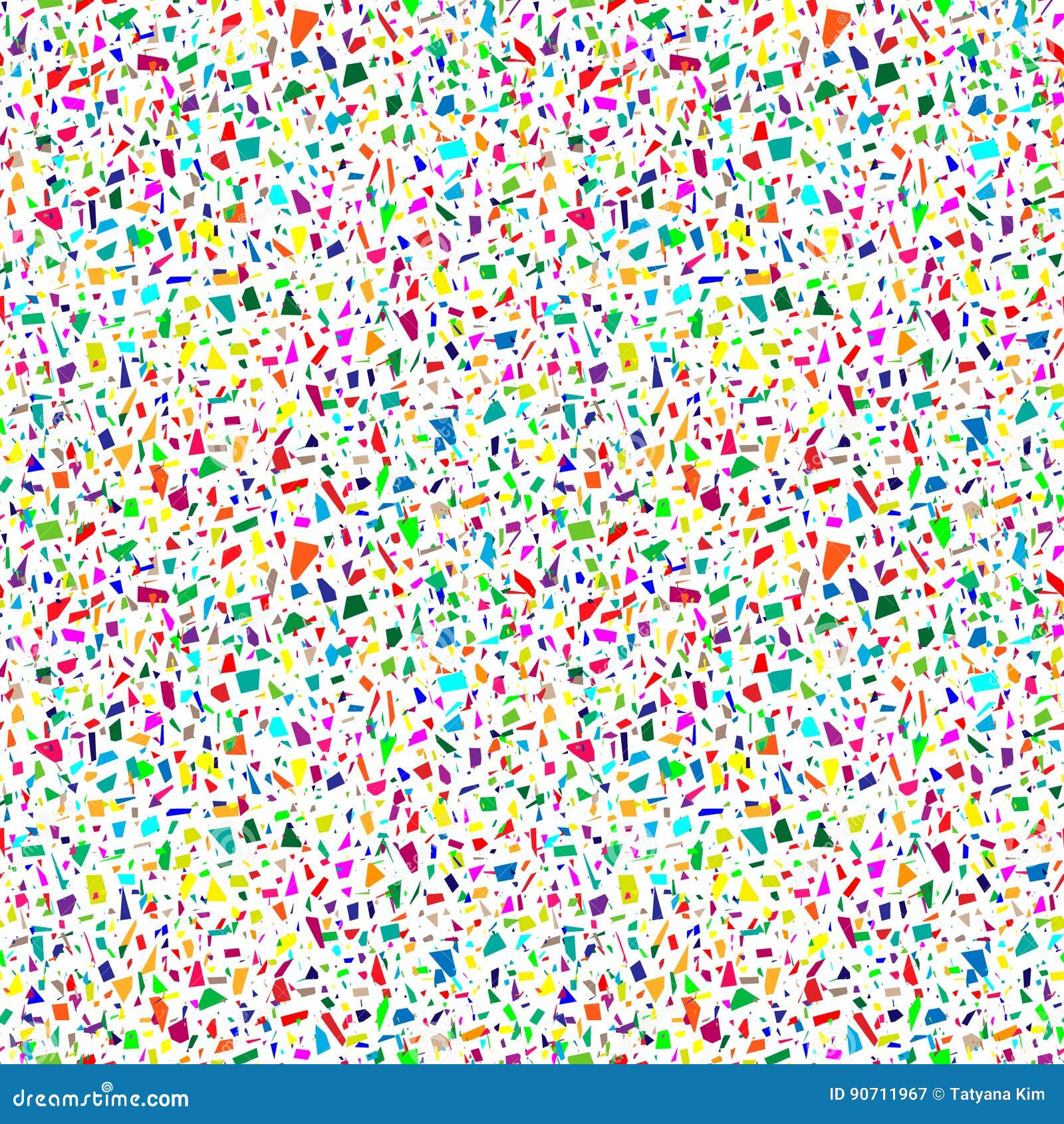 Explosion. Shrapnel from the Explosion. Vector Seamless Stock Vector ...