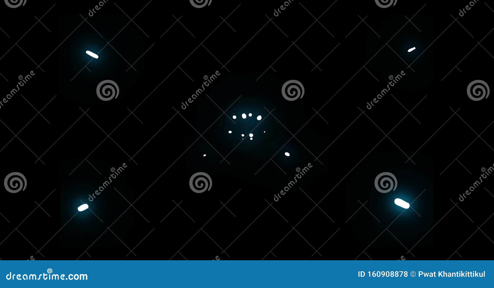 Explosion Small Line Spread Cartoon Highlight Elements Animation 3 Step ...