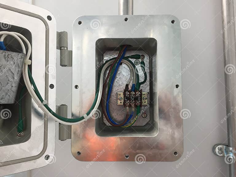 Explosion Socket Outlets stock image. Image of room - 150774769