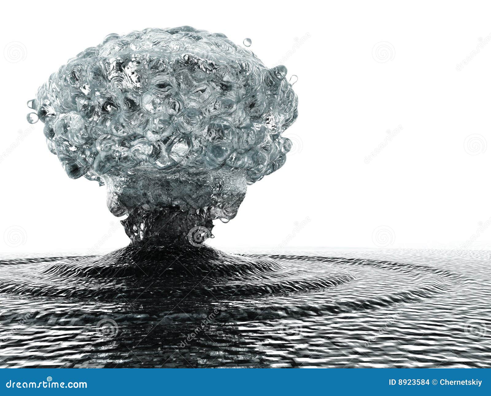 Explosion sous-marine illustration stock. Illustration du durée - 8923584