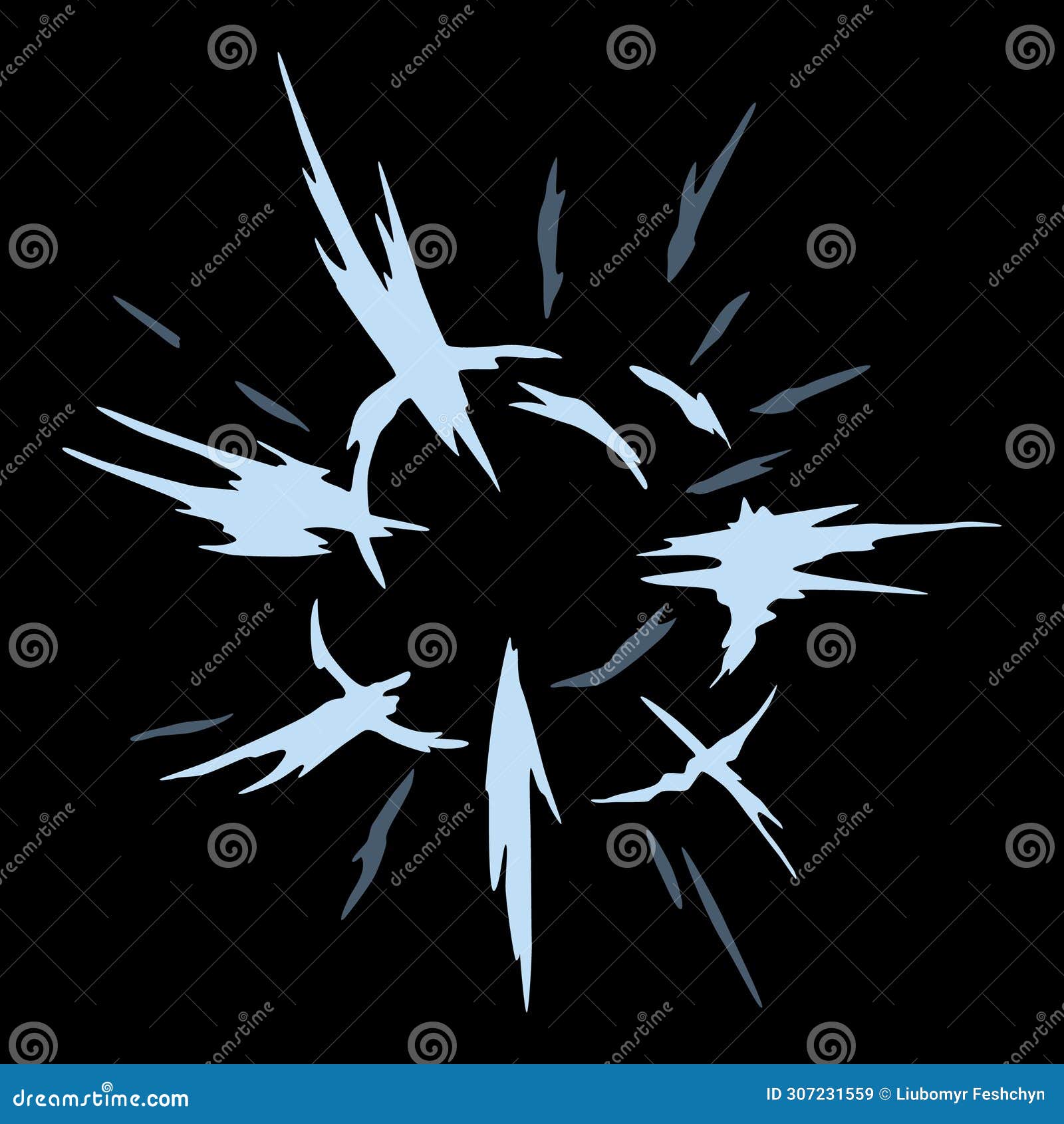 Explosion Spark. Cartoon Burst Effect of Vector Comic Boom and Bang ...