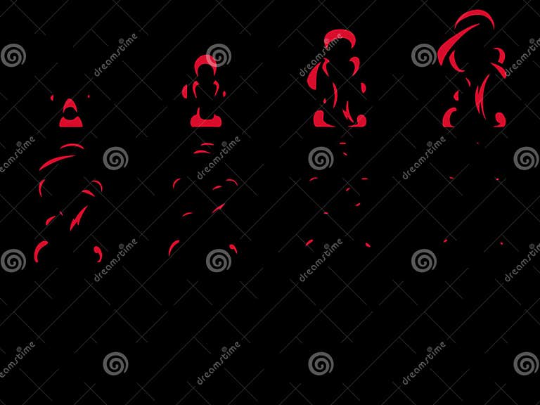 Explosion Special Effect Fx Animation Frames Sprite Sheet. Clear ...