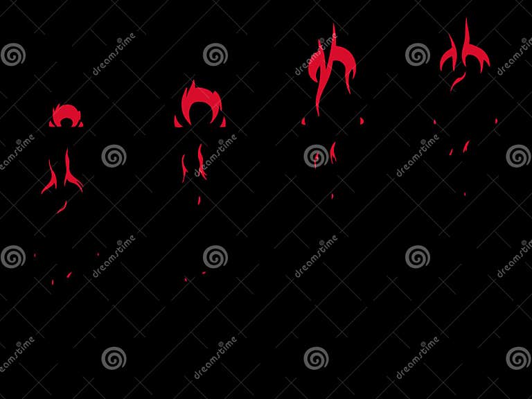 Explosion Special Effect Fx Animation Frames Sprite Sheet. Clear ...
