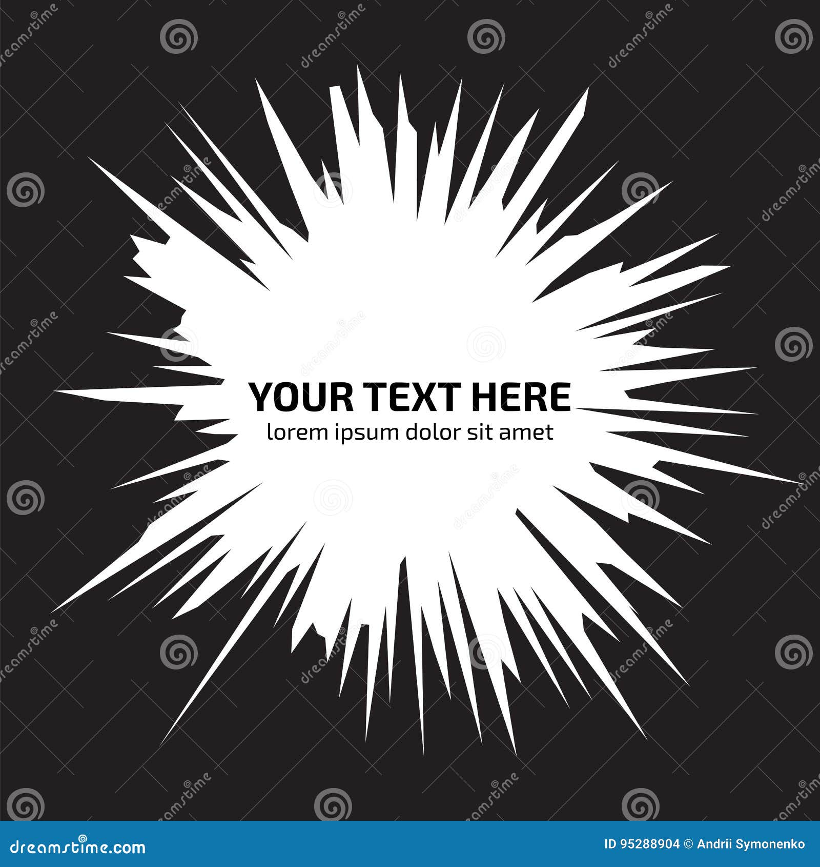 Explosion Speed Lines. Vector Illustration Stock Vector - Illustration ...