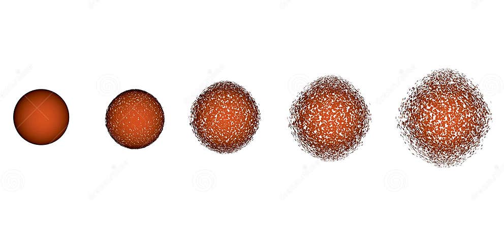 Explosion sphere stock vector. Illustration of explosion - 58797026