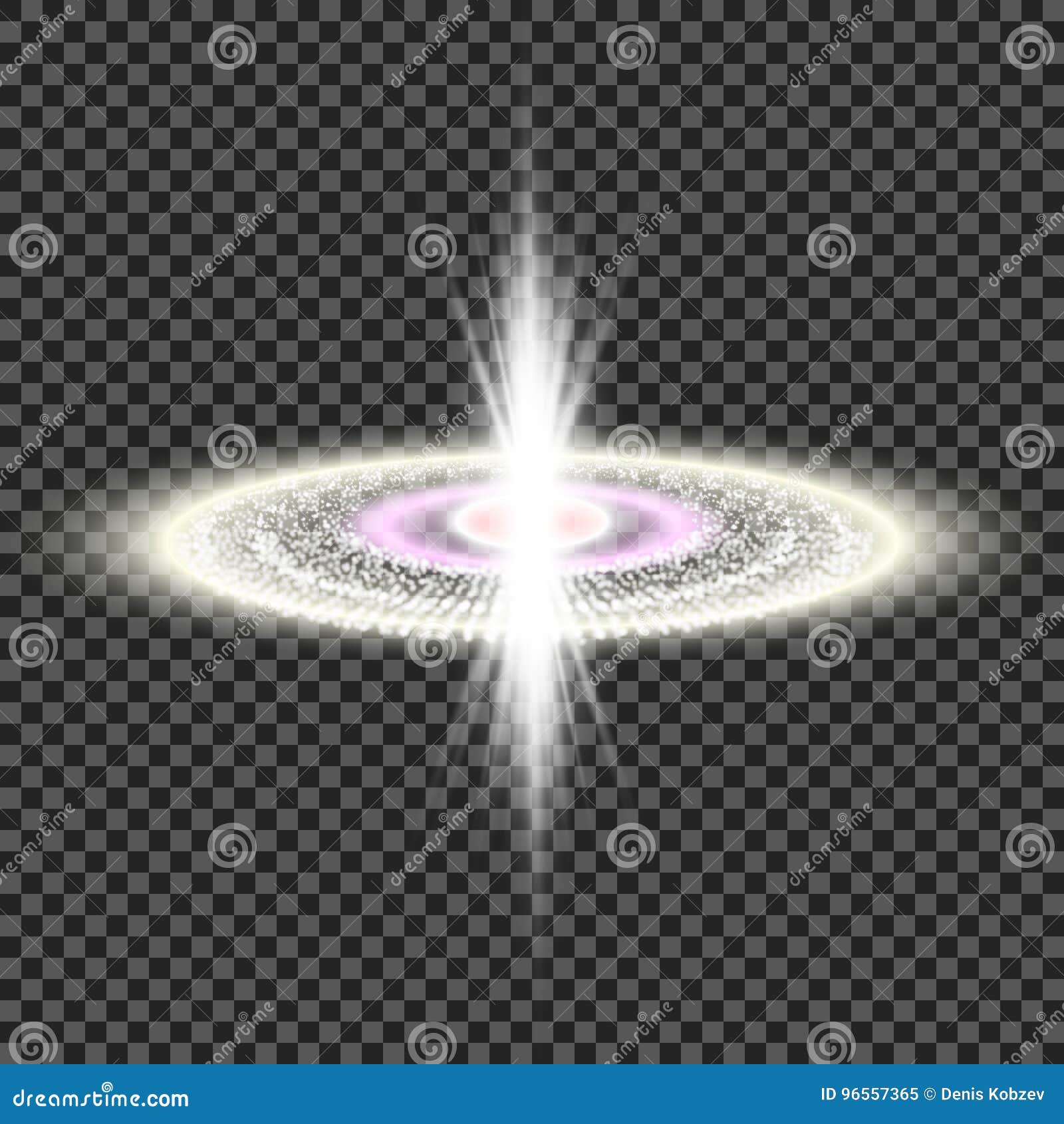 Explosion of a Star in Space. Bright Glow. Flighting Debris Stock ...