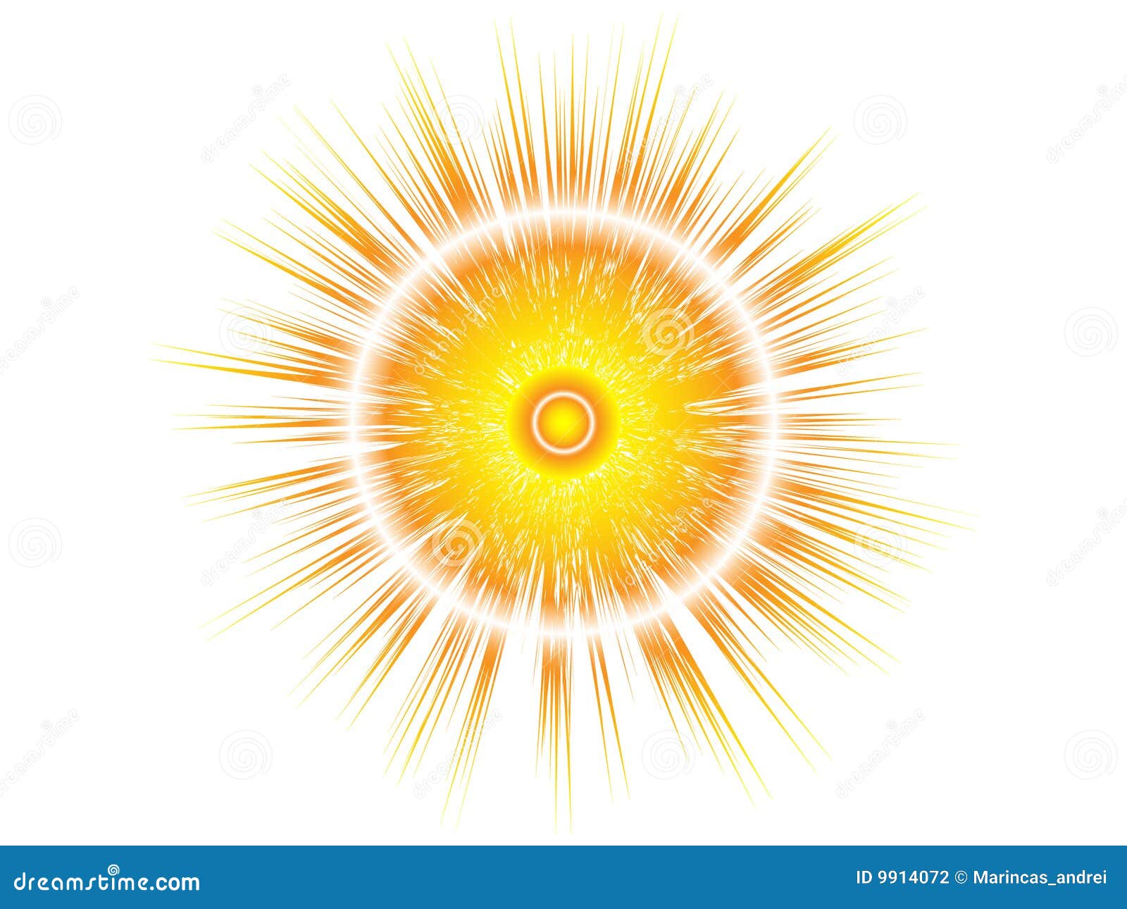 Explosion of sun stock vector. Illustration of universe - 9914072