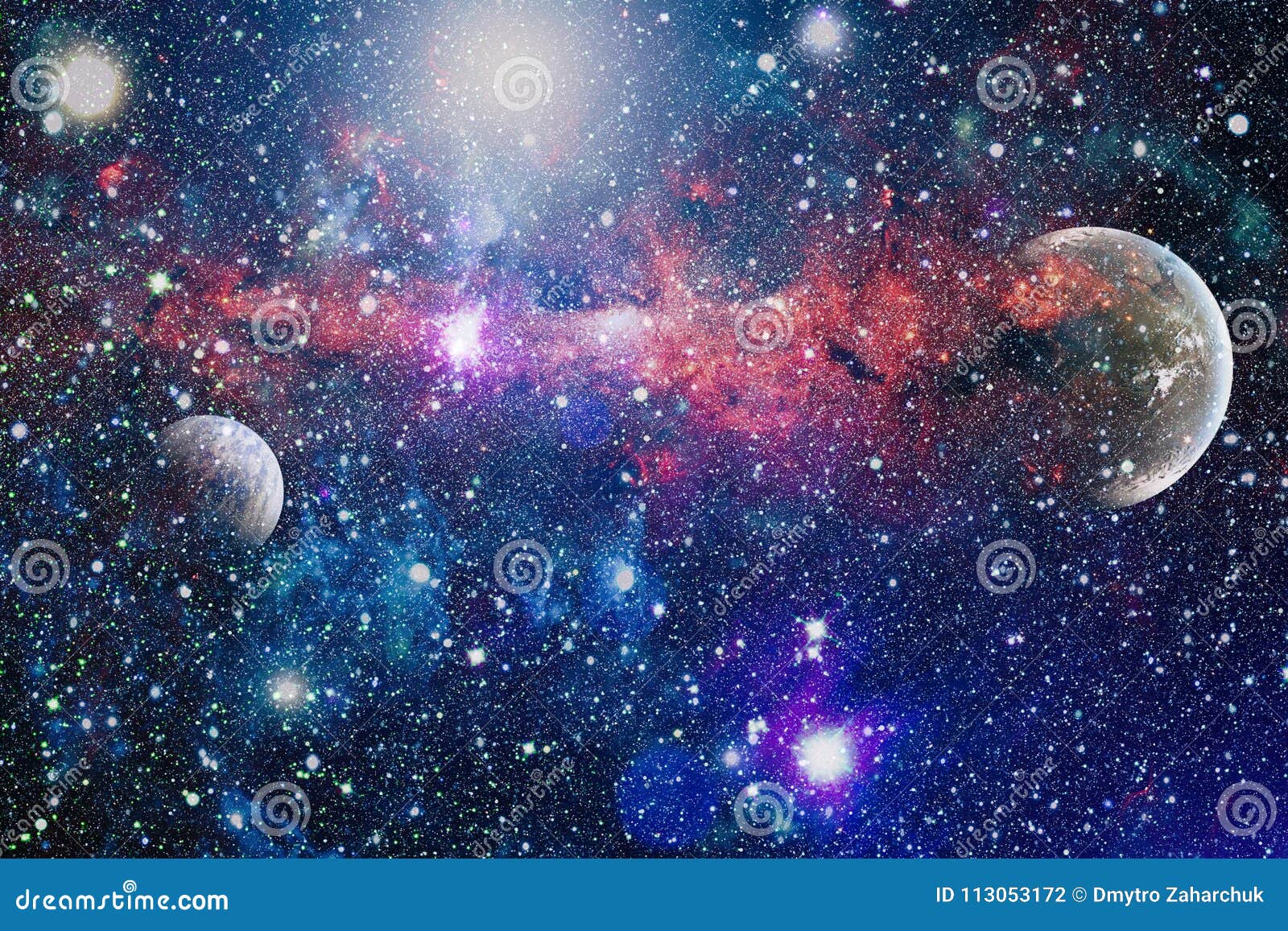 Colorful Deep Space. Universe Concept Background. Elements of this ...