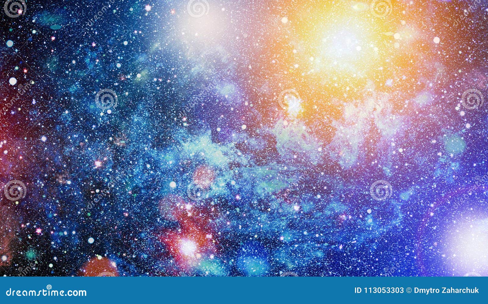 Colorful Deep Space. Universe Concept Background. Elements of this ...