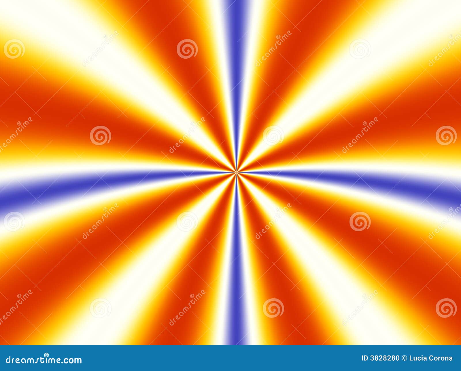 Explosion of Symmetrical Rays Stock Illustration - Illustration of ...