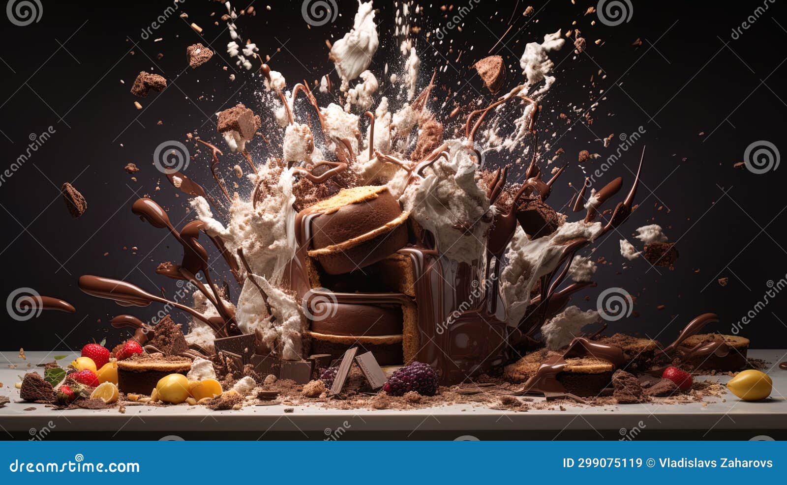 Explosion of Taste: Seething Streams of Chocolate and Vanilla in ...