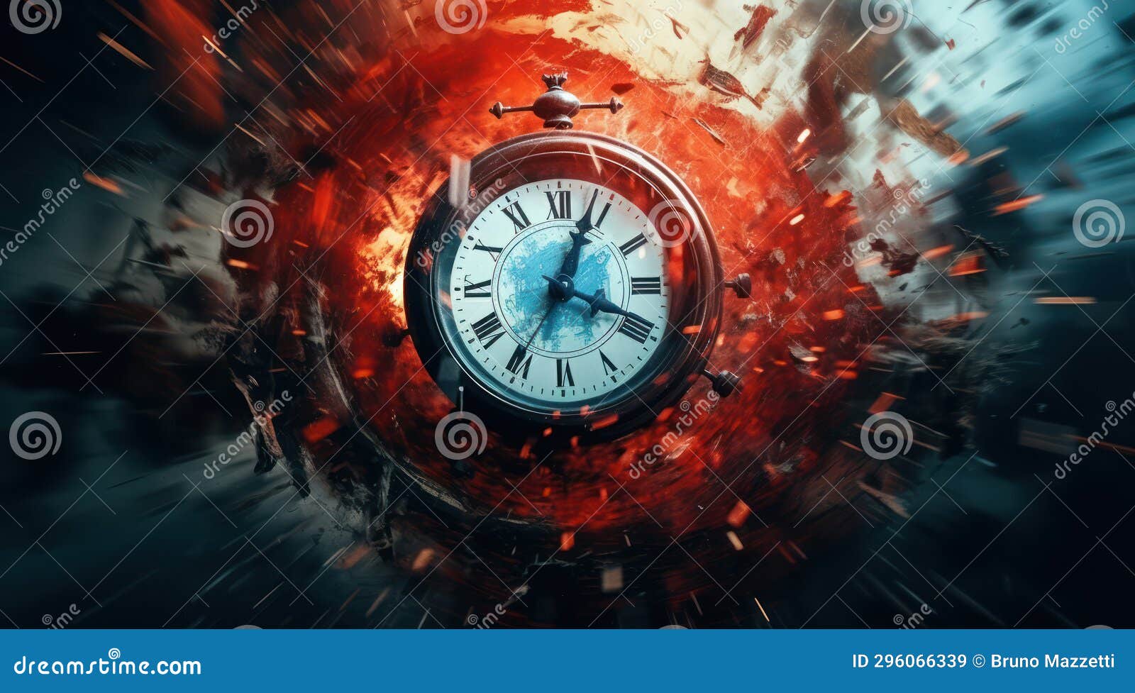 Explosion of Time: a Dynamic Alarm Clock Amidst Chaos Stock ...