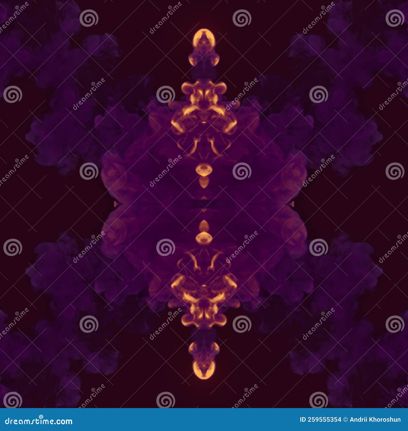 Explosion with Toxicity Smoke on Dark Background. 3d Render Digital ...