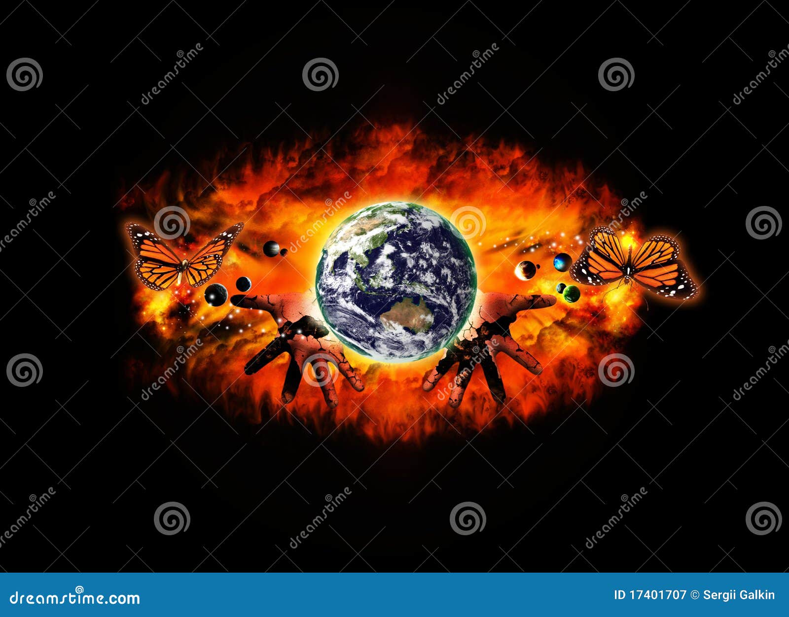 Explosion of the Universe stock image. Image of satellites - 17401707
