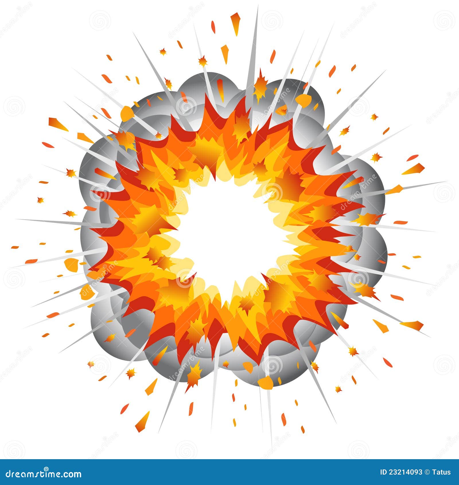 Explosion. Vecteur-Illustration Illustration de Vecteur - Illustration ...