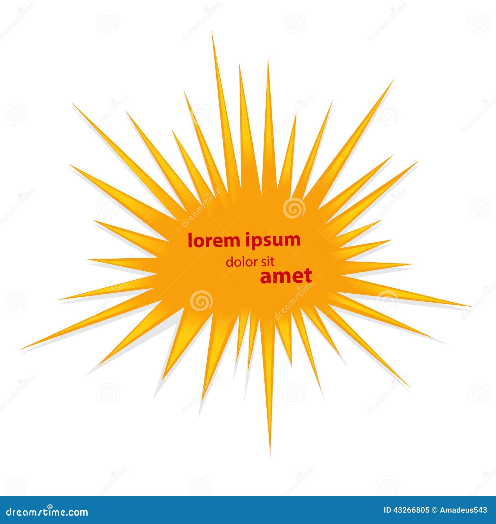 Explosion vector stock vector. Illustration of splash - 43266805