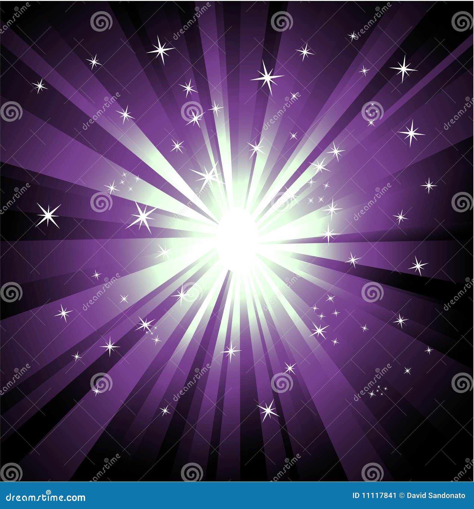 Explosion of Violet Raylights Stock Vector - Illustration of decoration ...