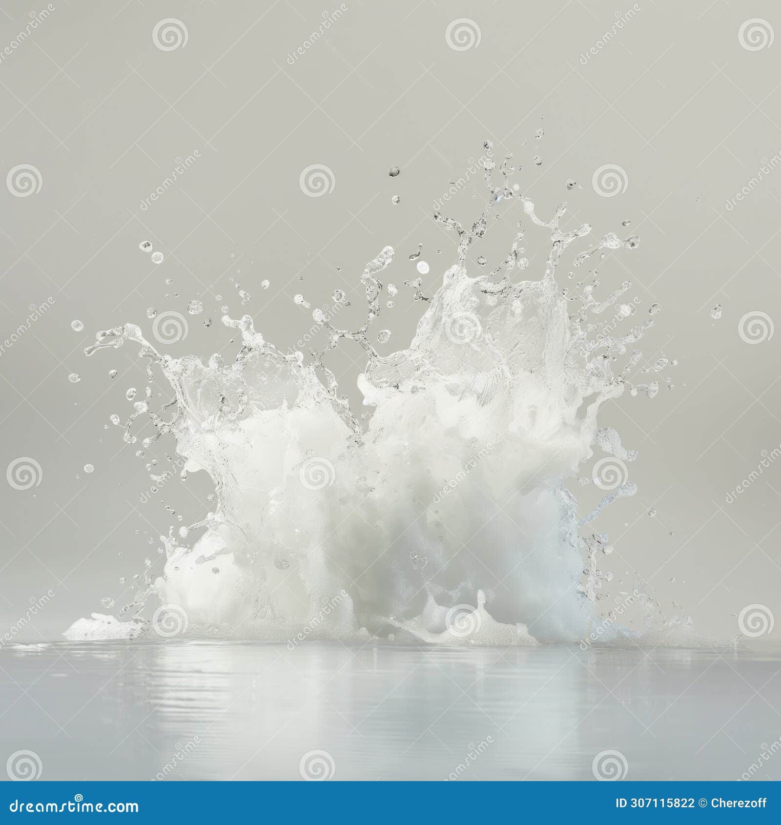 Explosion in water stock illustration. Illustration of shape - 307115822