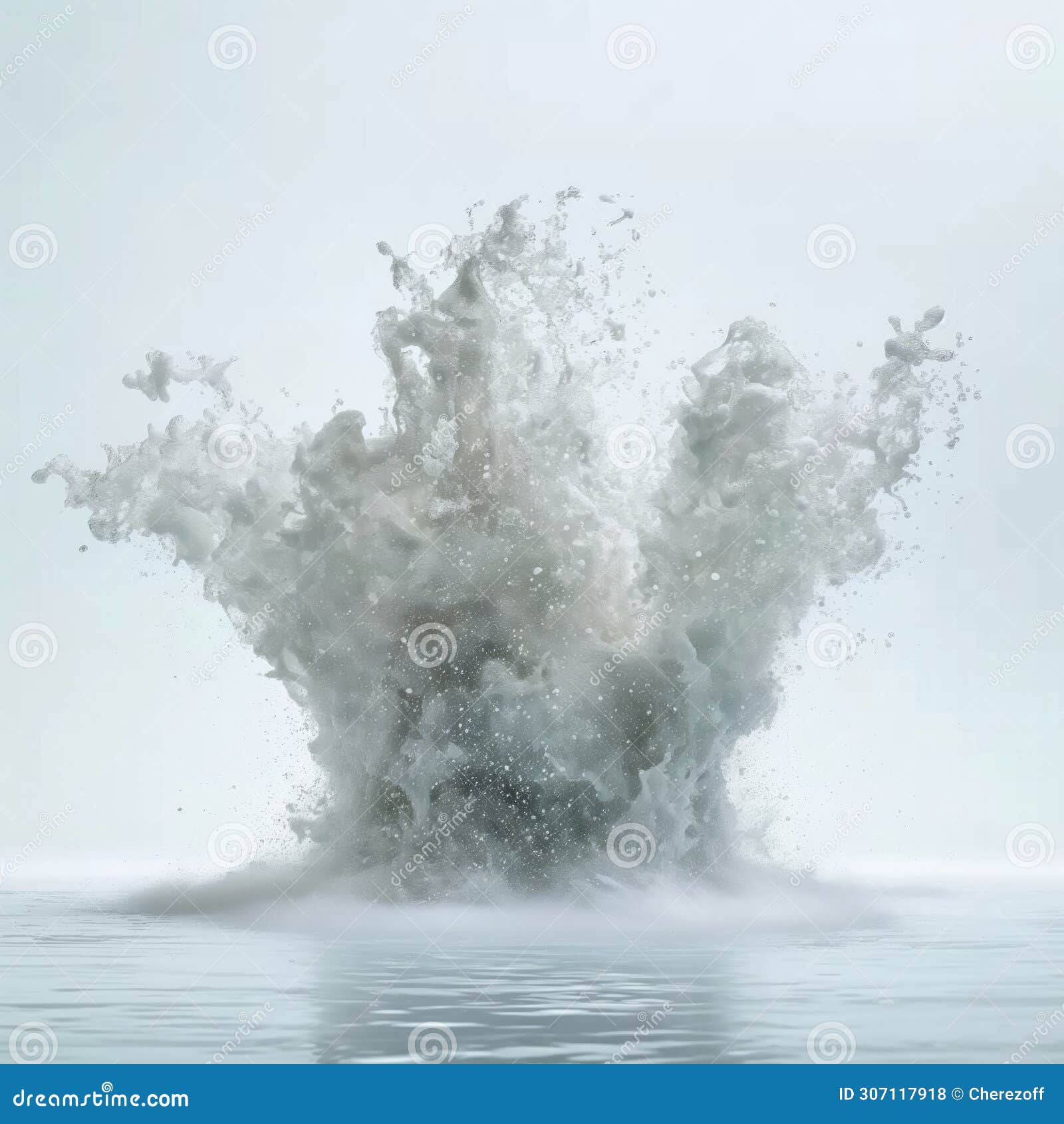 Explosion in water stock photo. Image of wave, design - 307117918