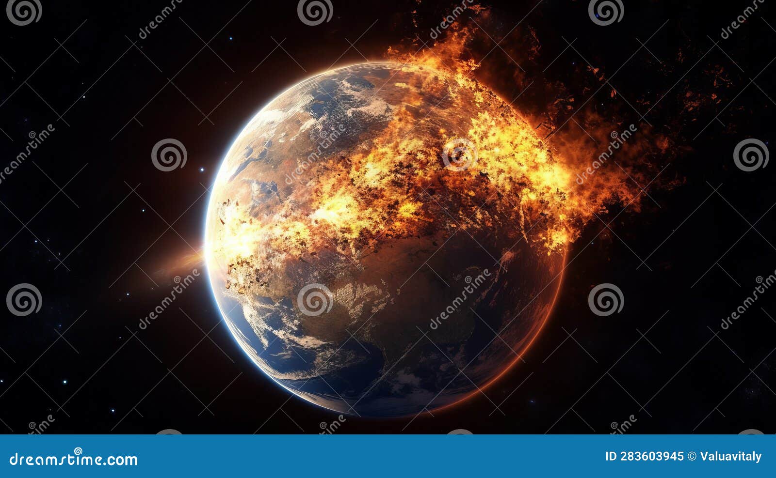 Explosions from the Collision of Asteroids with the Planet Earth in ...