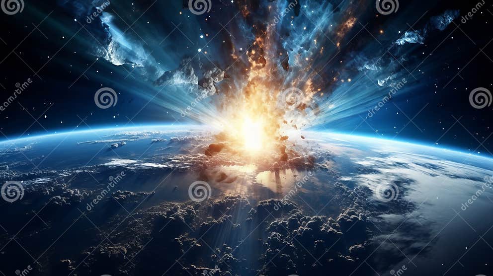 Explosions from the Collision of Asteroids with the Planet Earth in ...