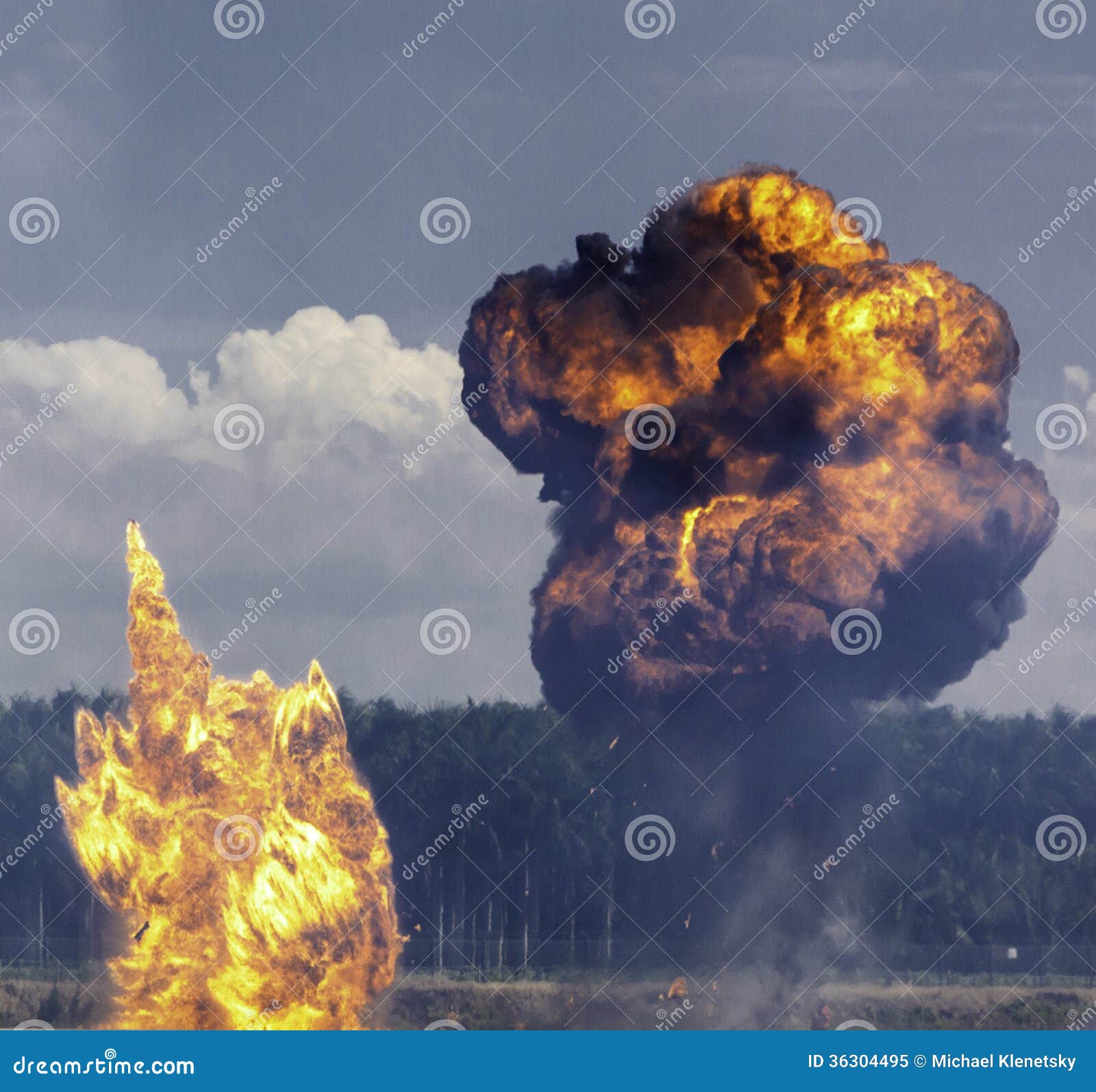 Explosions stock image. Image of daytime, bomb, blast - 36304495