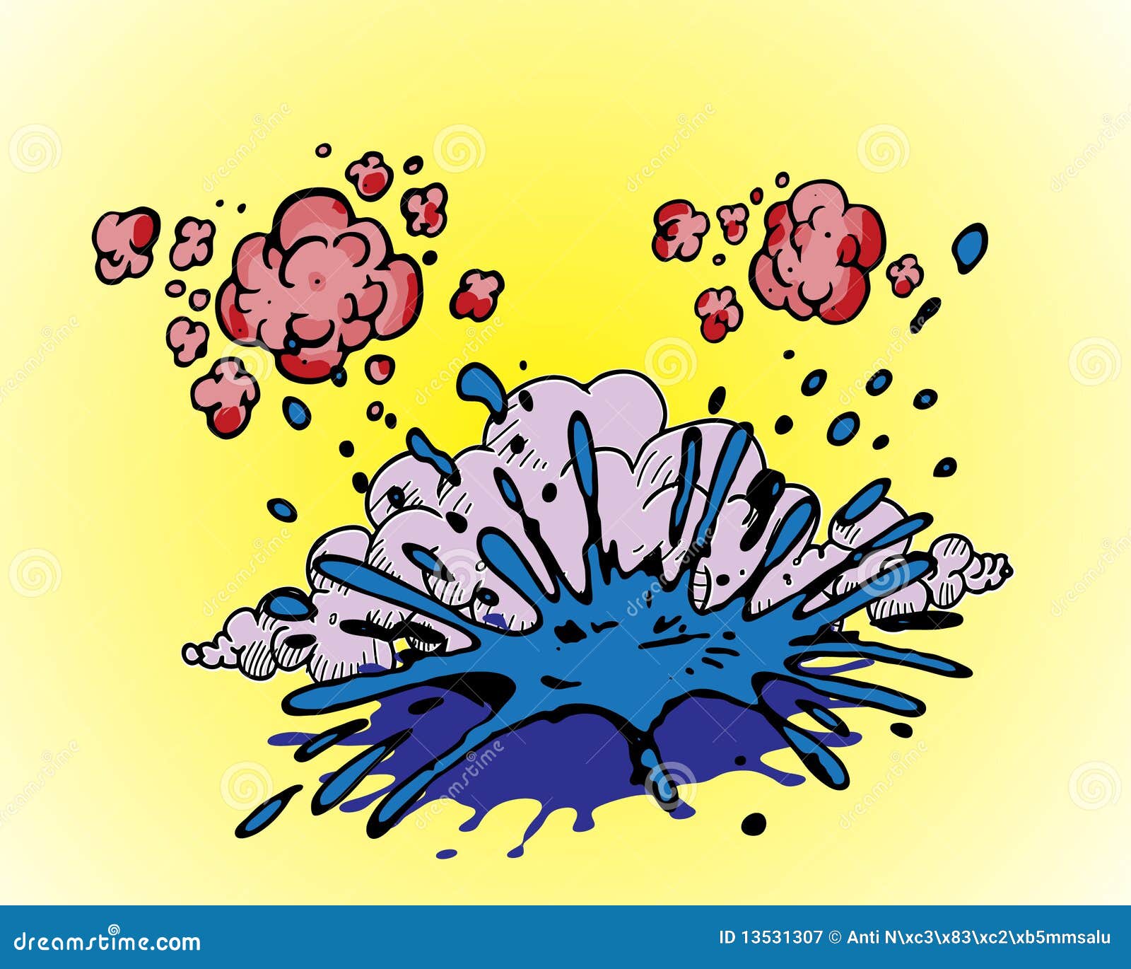 Explosions De Bande Dessinée Illustration de Vecteur - Illustration du ...