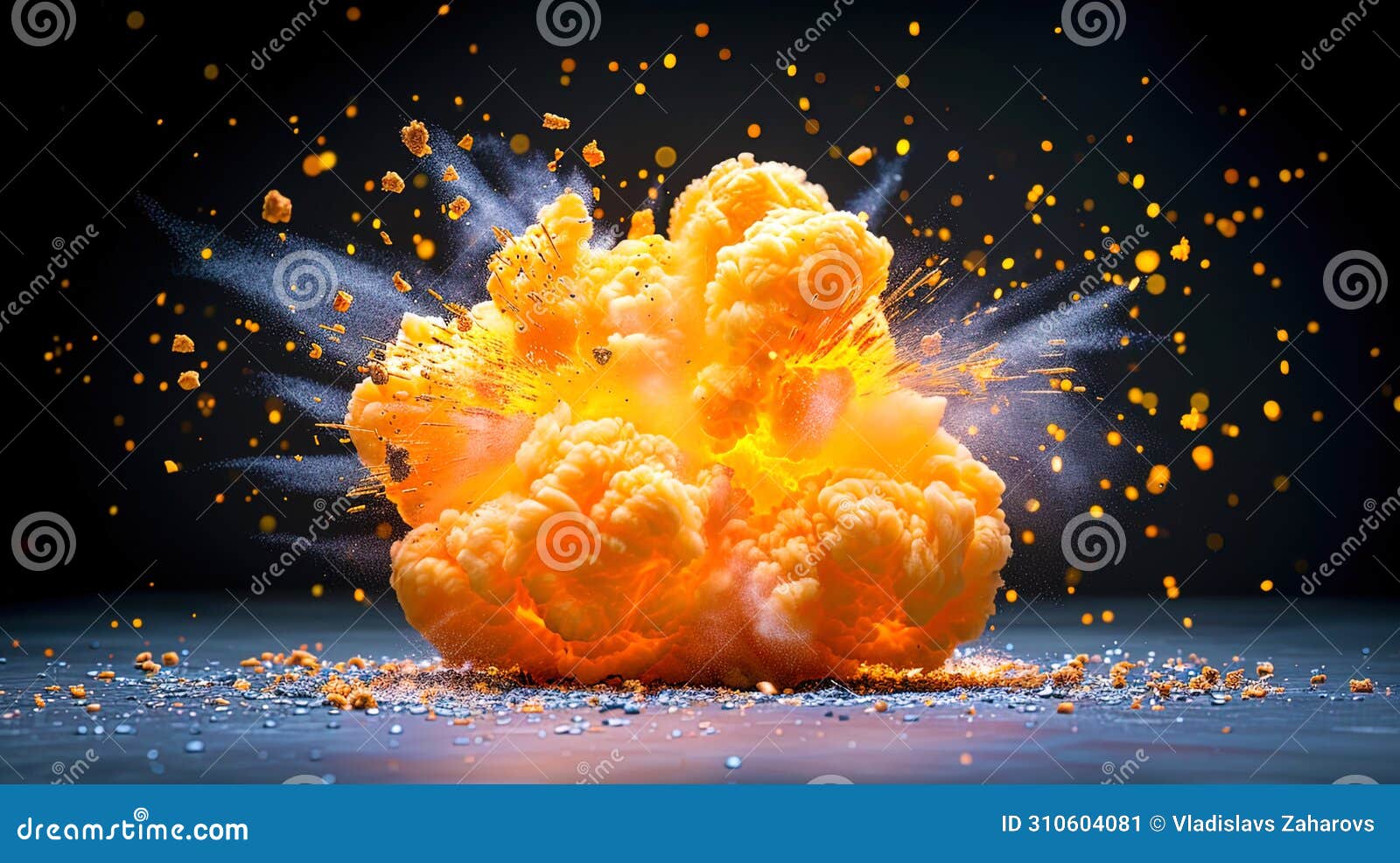 Explosions and Flame, Breaking on the Battlefield, Reflecting the ...