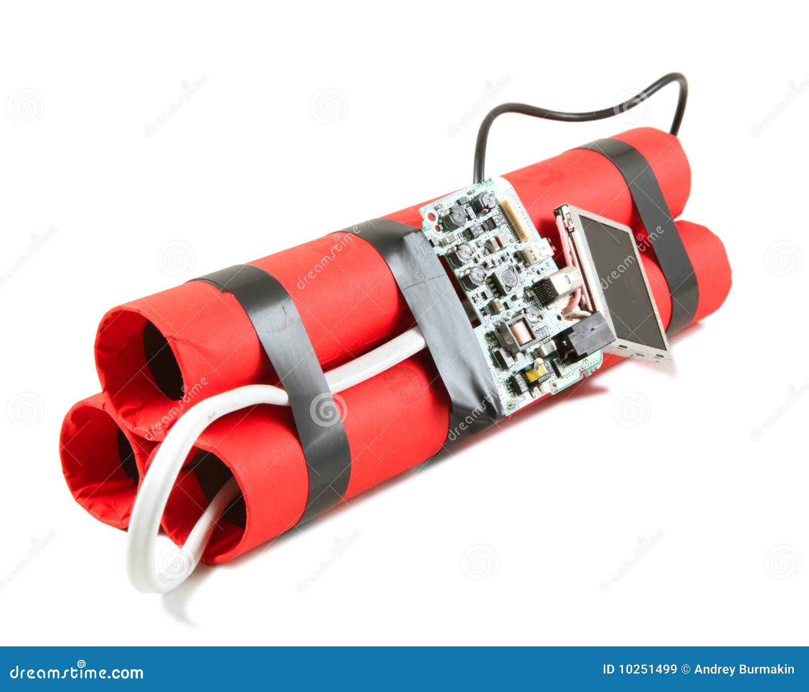 Explosive stock image. Image of isolated, abstract, countdown - 10251499