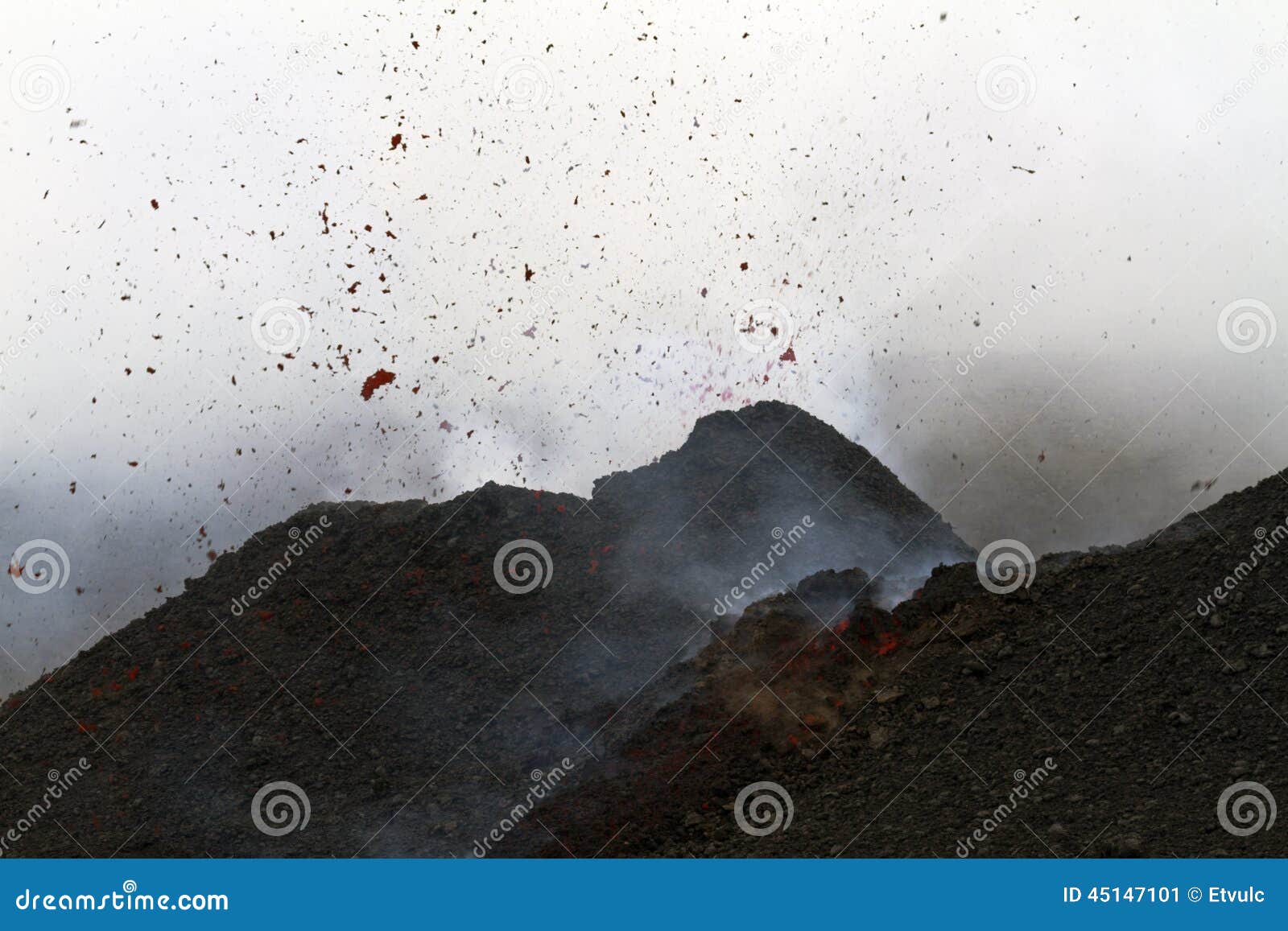 Explosive activity stock image. Image of horizontal, earthquake - 45147101