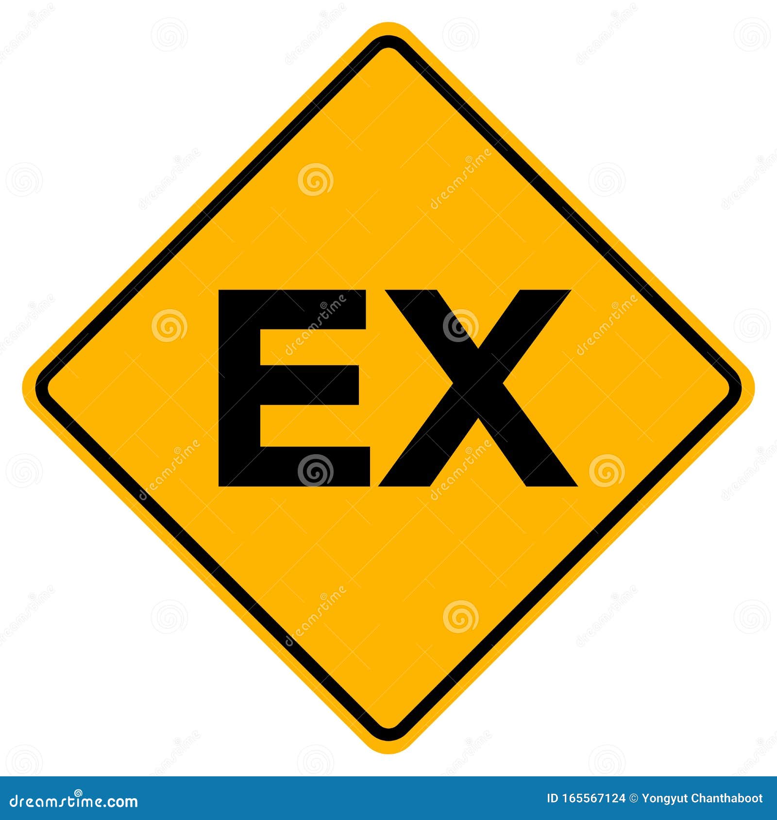Explosive Atmosphere Area Zone Symbol Sign, Vector Illustration ...